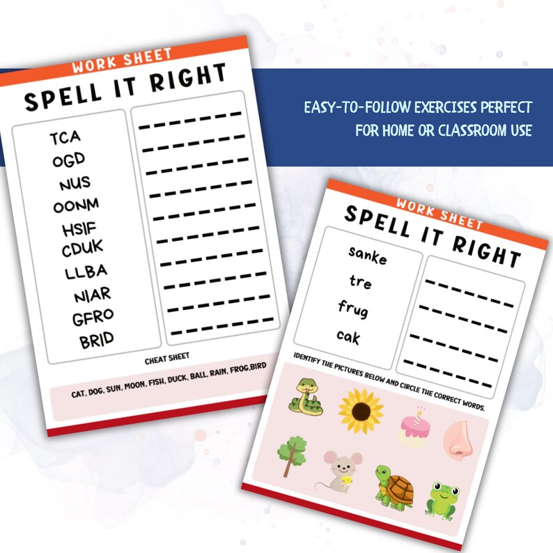 80 Kids Spelling Activities Engaging Worksheets for Early Literacy Fun ...