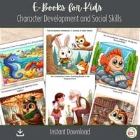 50 Storybooks With Audio & Animation | Editable Canva Templates ...