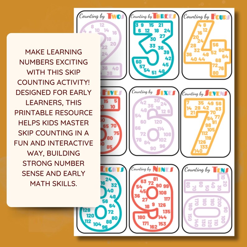 Skip Counting Activity | Printable Math Worksheets for Kids | Fun ...