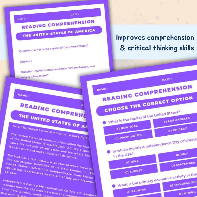 Reading Comprehension Practice Books | Fun and Engaging Stories With ...