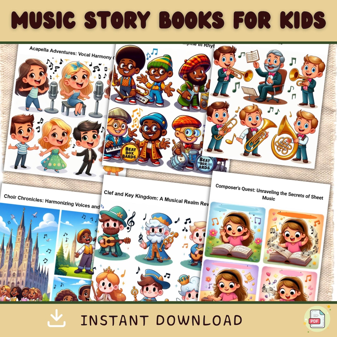 Music Storybook for Kids – Fun Musical Adventures and Learning Through ...