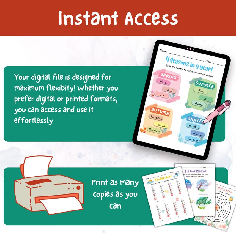 Weather Vocabulary Worksheets | Colorful, Fun, Engaging Activities for ...