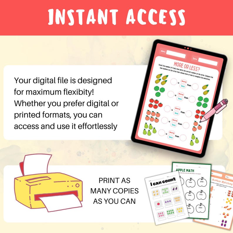 Nursery Math Activity Worksheets | Fun and Engaging Printable Math ...