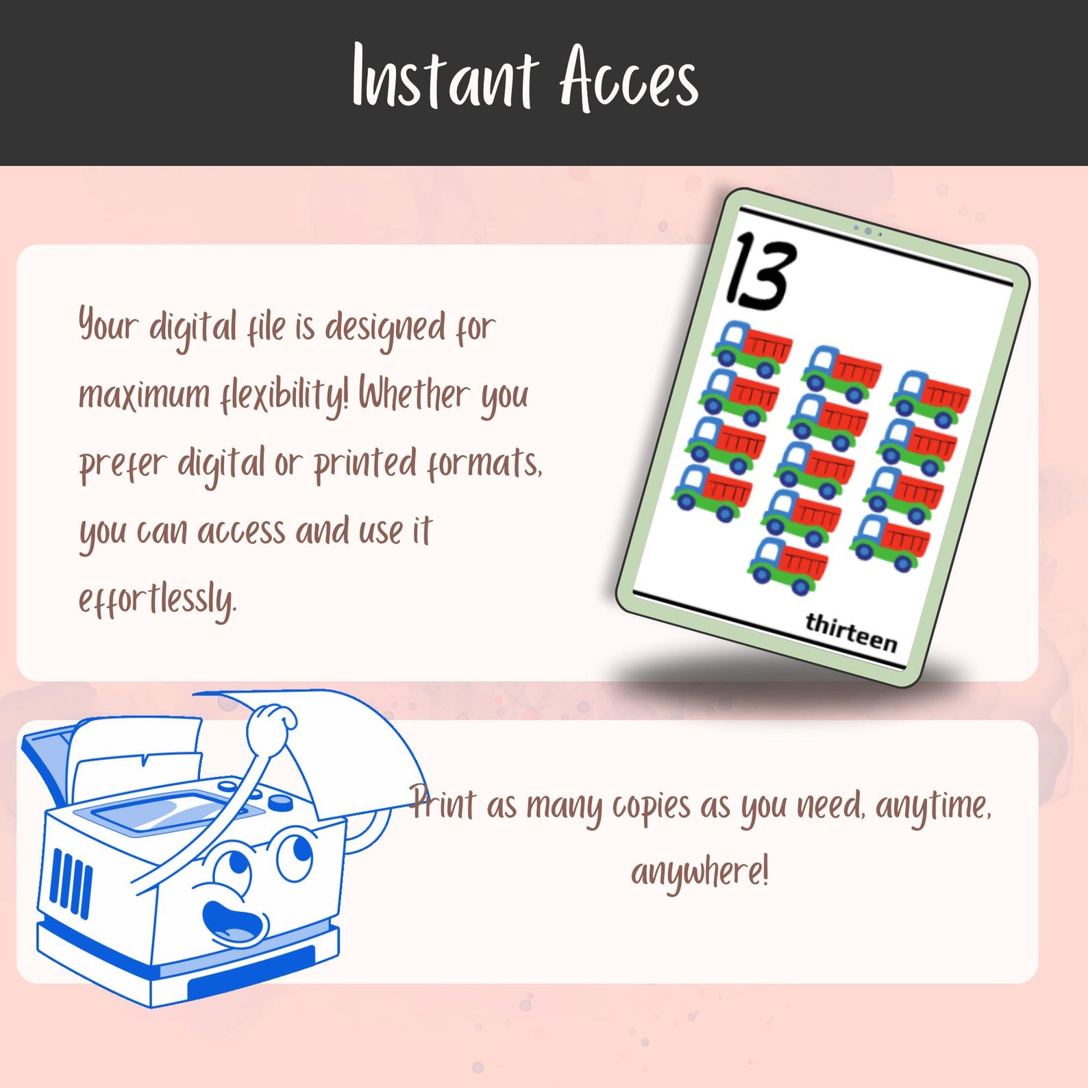 Colorful Number Flashcards | Printable 1-20 Numbers for Kids | Early ...