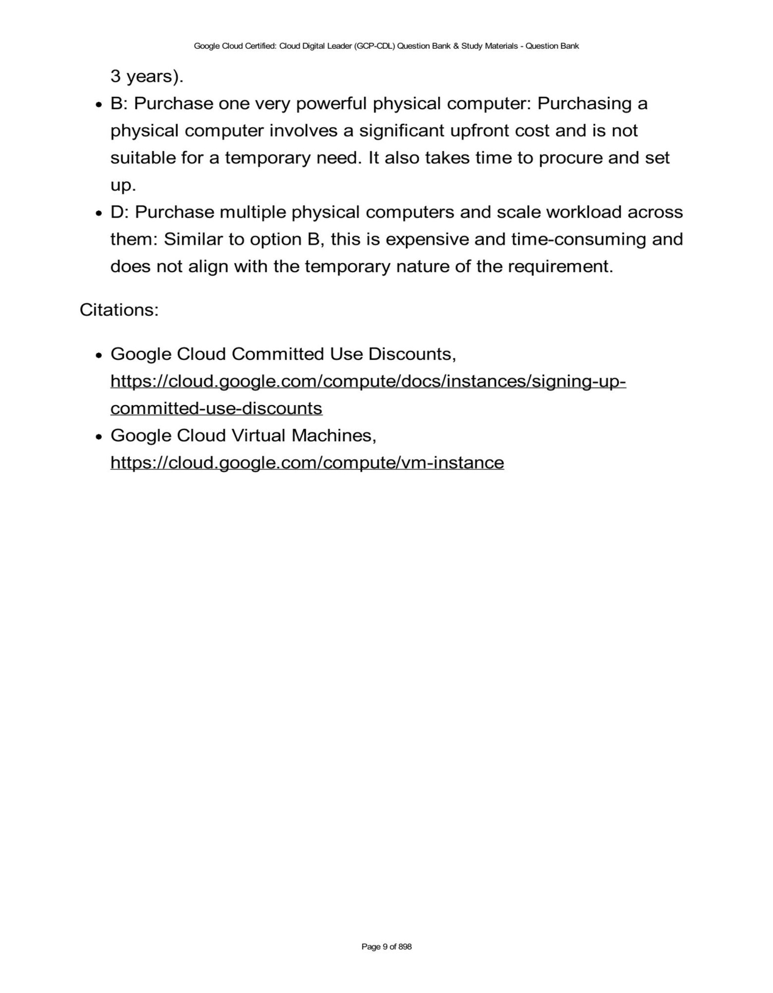GCP-CDL Practice Questions for Google Cloud Cloud Digital Leader ...