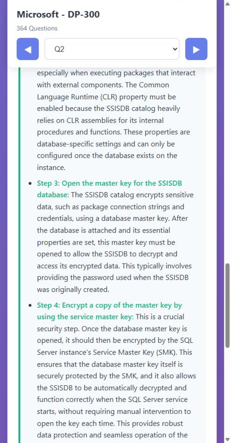 DP-300 Azure Database Admin Associate 360+ Interactive Practice Questions With AI Explanations ...