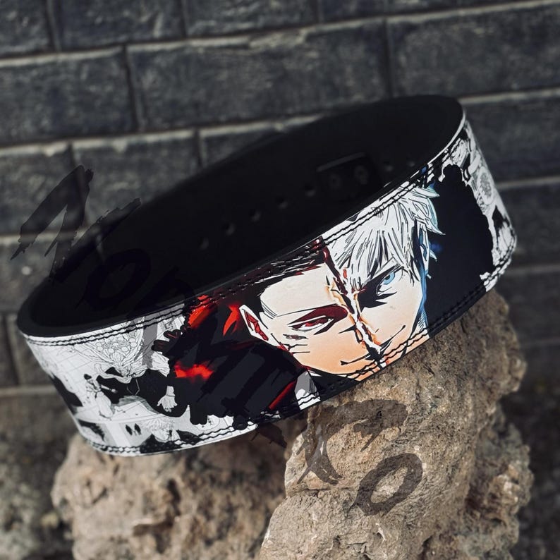 Gojo Vs Sukuna Anime Lever Belt - Powerlifting Weightlifting Gym Belt ...