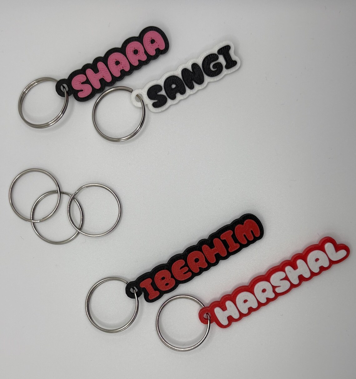 Personalized 3D Print (STL Digital) Keychain - Custom Backpack Name Tag ...