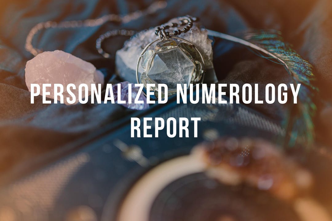 Personalized Numerology Report Life Path Number, Soul Urge & Destiny ...