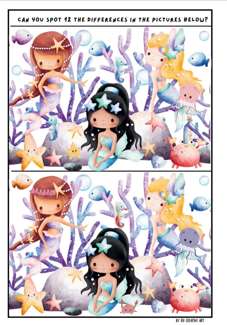 Bundle of Spot the Difference Worksheet With 50 Pages and Different ...