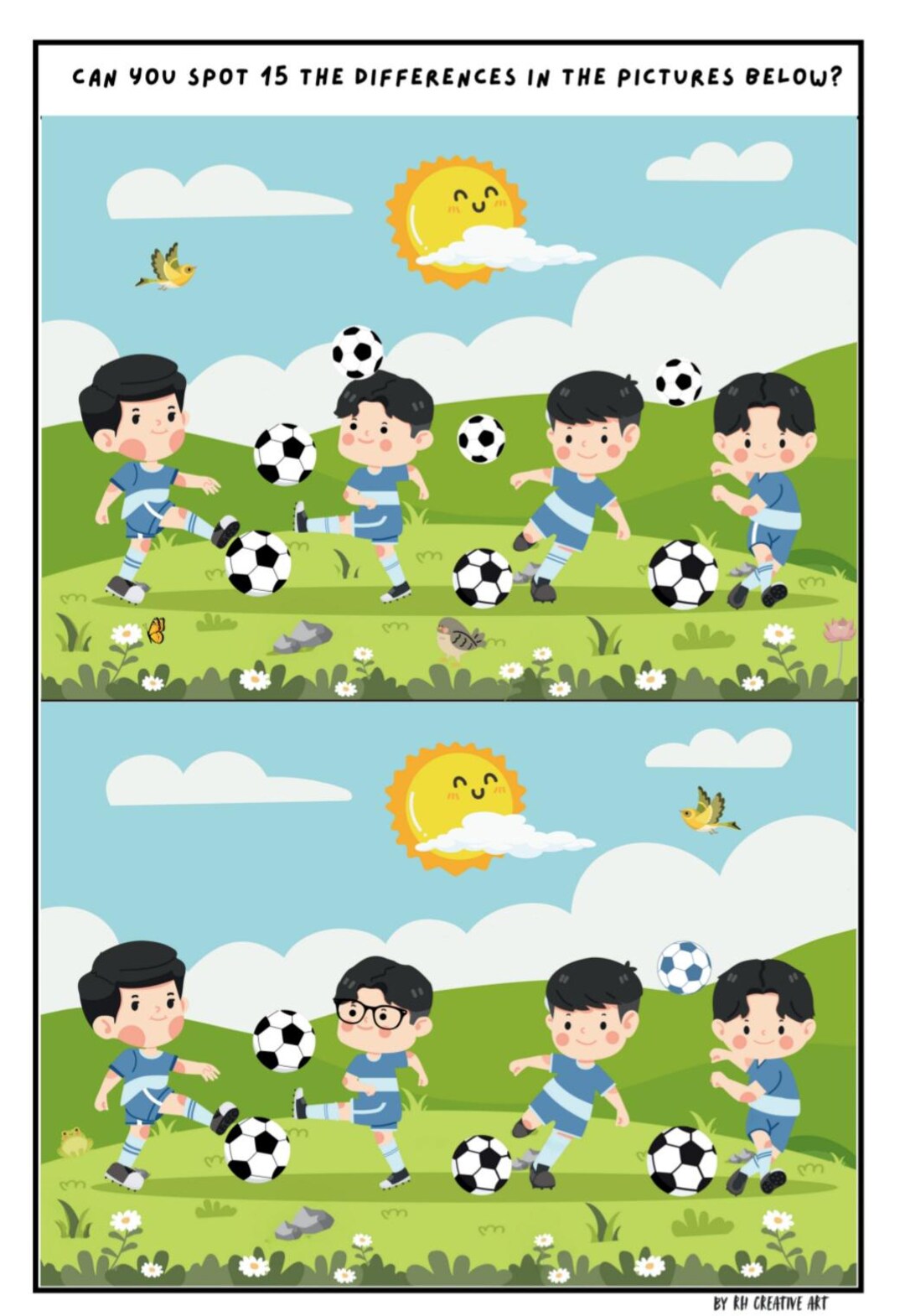 Bundle of Spot the Difference Worksheet With 50 Pages and Different ...