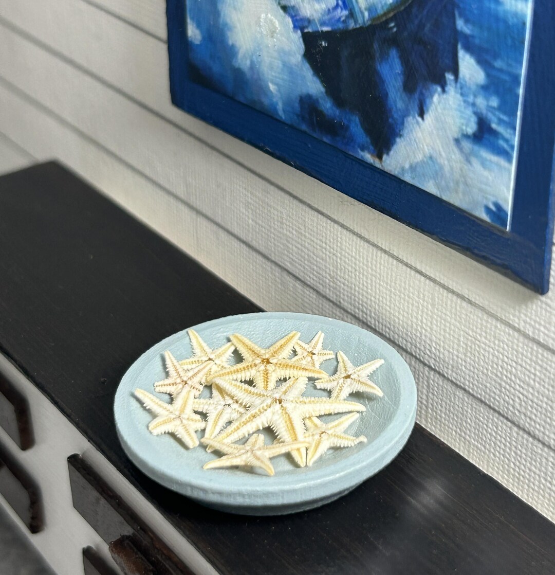 Handcrafted Miniature Dollhouse Starfish Display, Scale 1:12 - Etsy