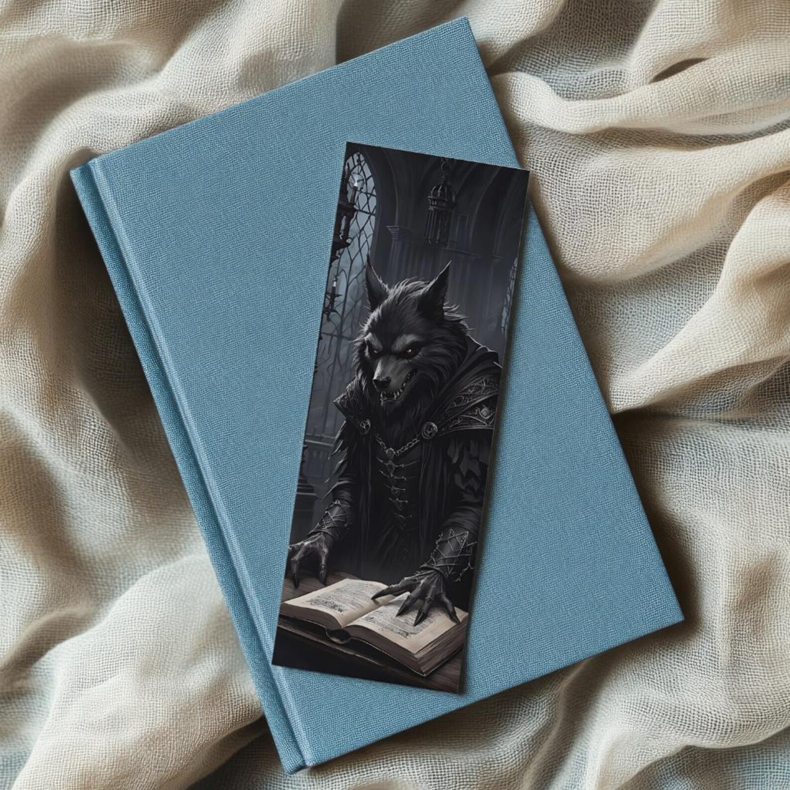 Werewolf Book Marks 30 PNG Bundle, Book Lover Gift, Printable Bookmark ...