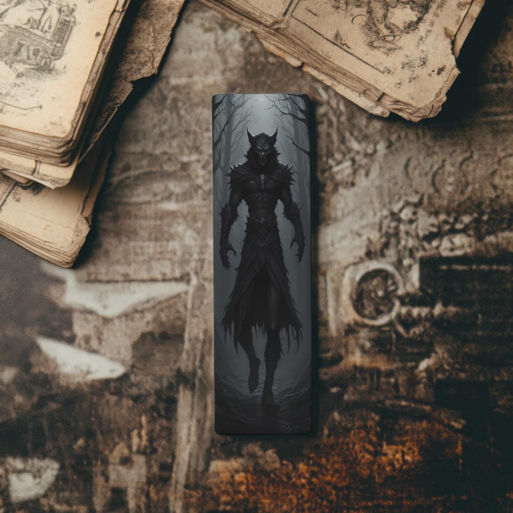 Werewolf Book Marks 30 PNG Bundle, Book Lover Gift, Printable Bookmark ...