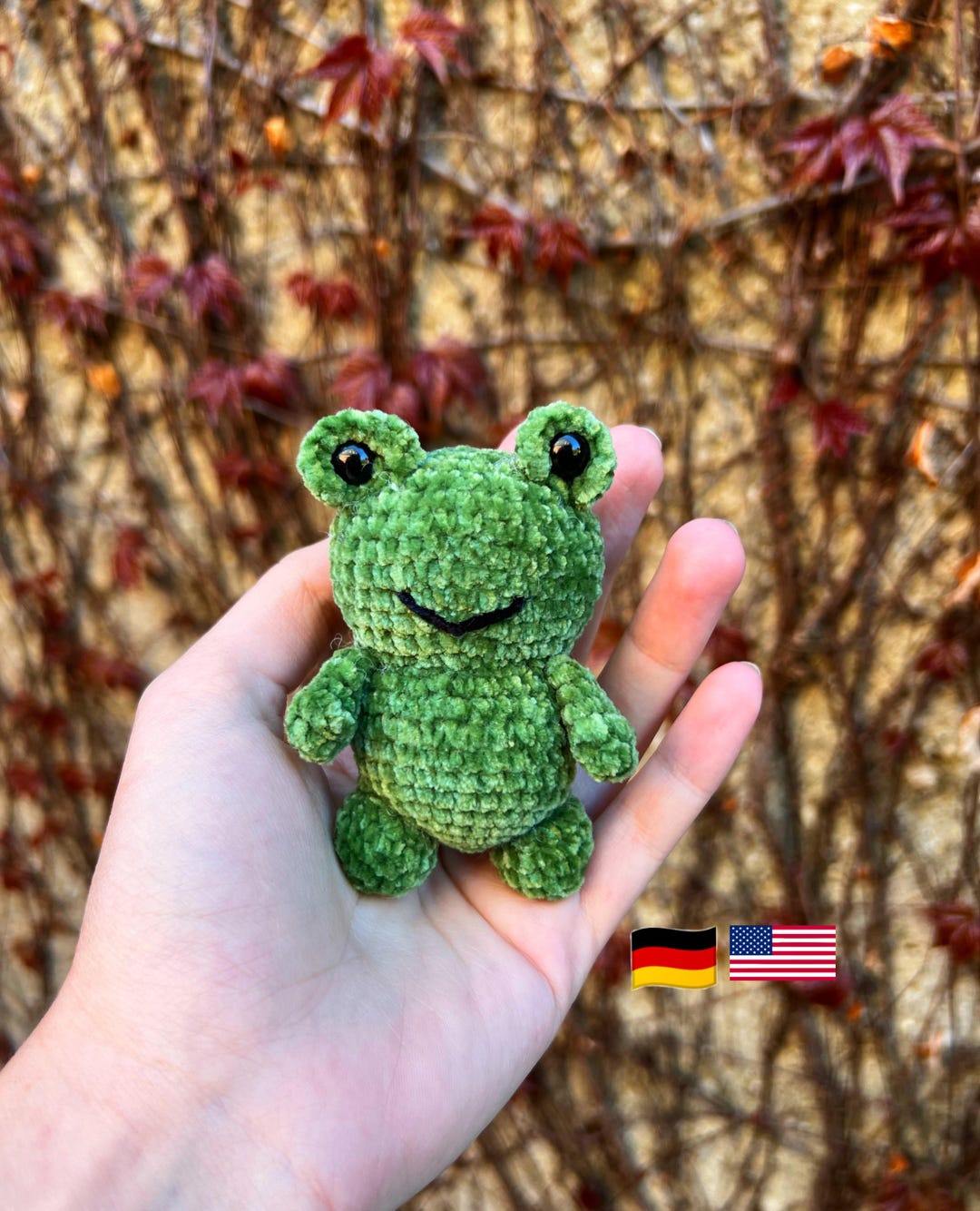 Crochet Pattern Amigurumi Frog “pepe” – PDF (german/english) – Beginner ...