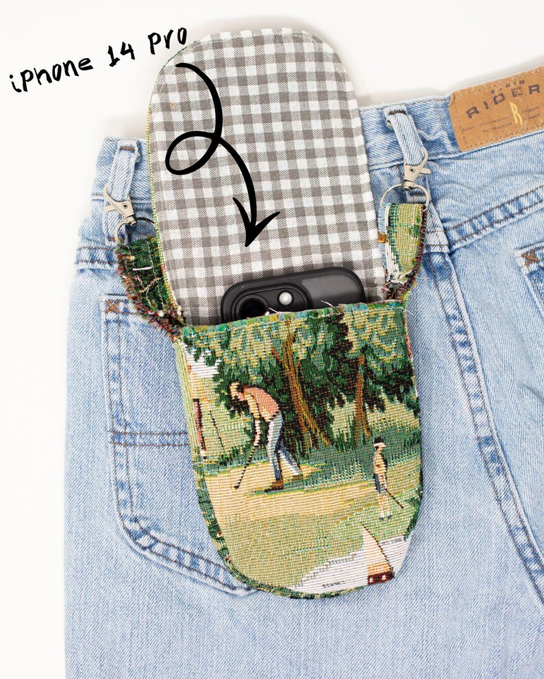 Hands-free Belt Loop Clip-on Bag – Small Pouch for Festivals, Dog Walks ...