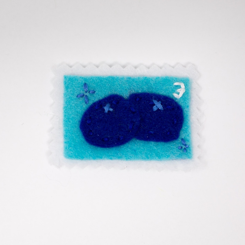 Handmade Felt Stamp Pins! - Etsy