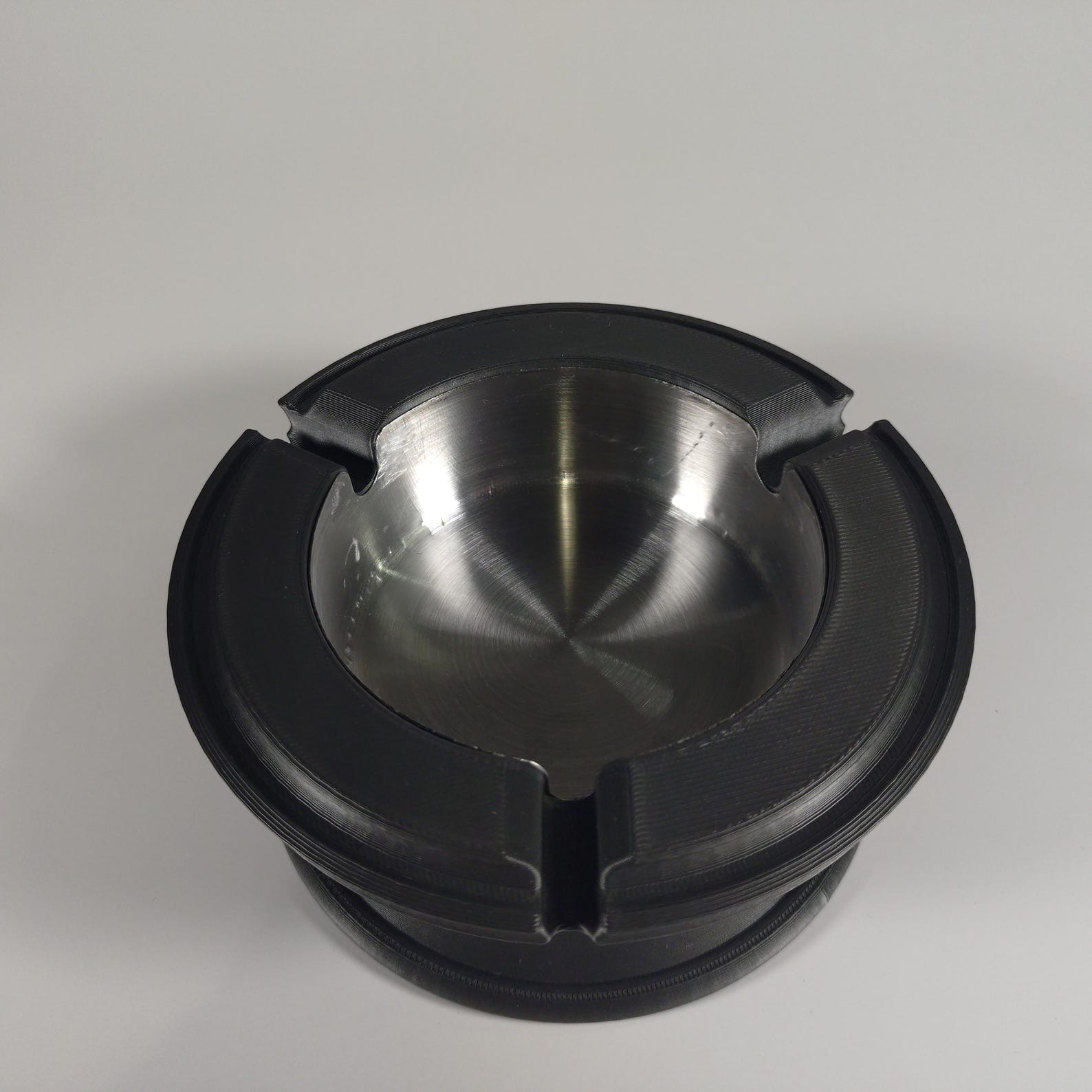 Klingon Ashtray: Star Trek Inspired, Metallic Space Gray, Stainless ...