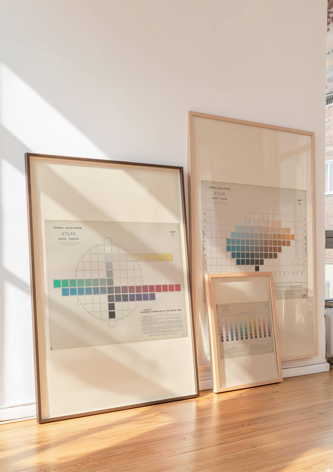 Print | Vintage Color Theory Poster | Retro Art Print | Color Wheel ...