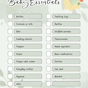Baby Planner for New Parents | Digital Bullet Journal | Baby Tracker ...