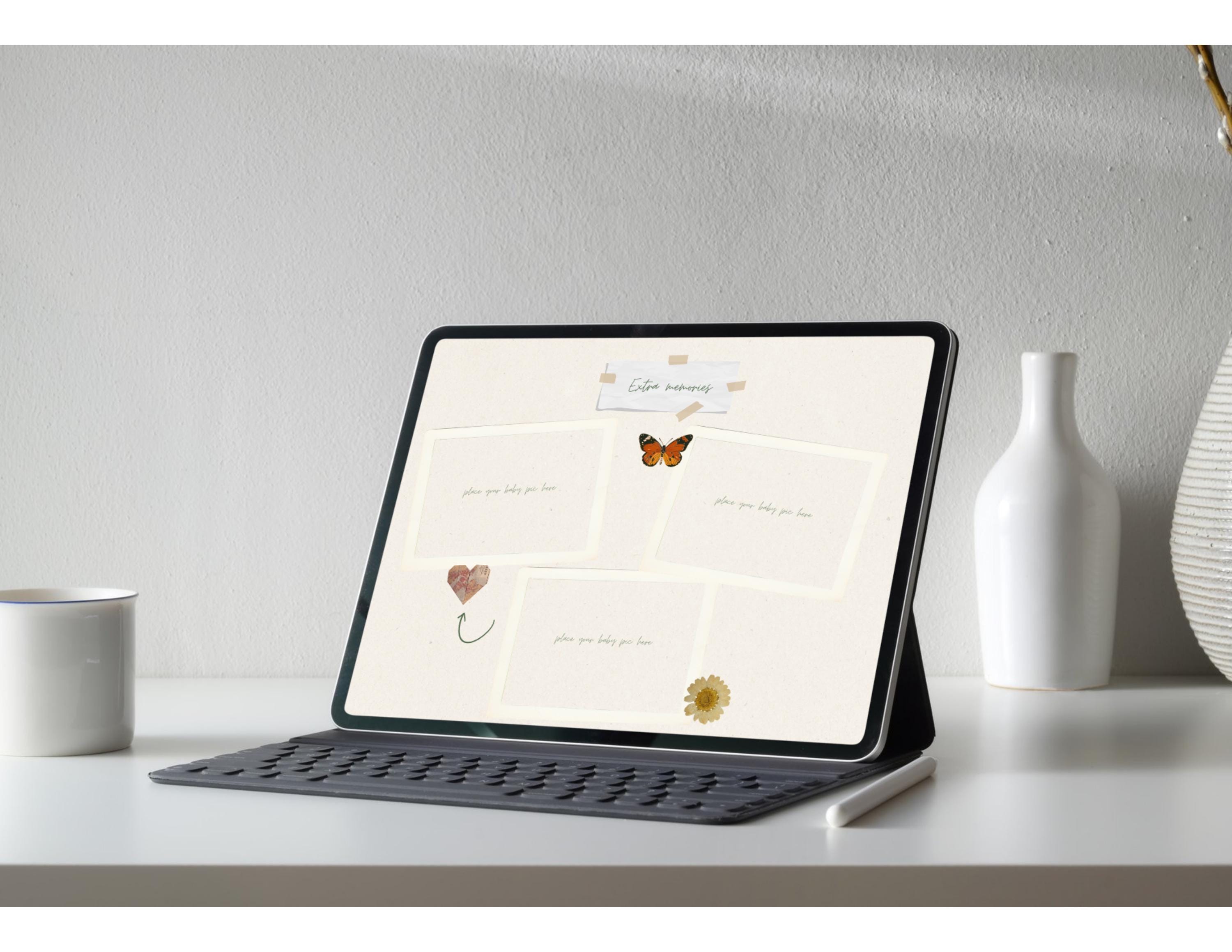 Baby Memory Book Printable - Watch Me Grow Baby Milestone Album - 12 ...