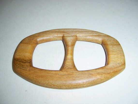 Plum Wood Buckle | Etsy