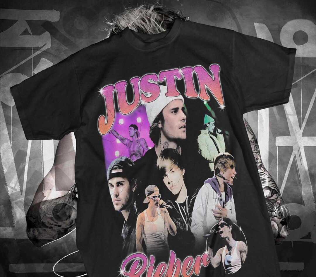 Justin Bieber Design Dtf Png Halftone - Etsy