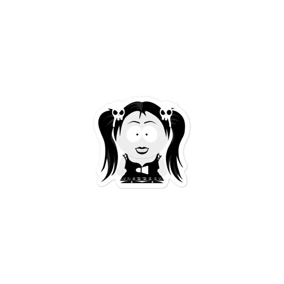Sally the Zombie Cheerleader Sticker: Spooky Fangmily Vinyl Decal - Etsy