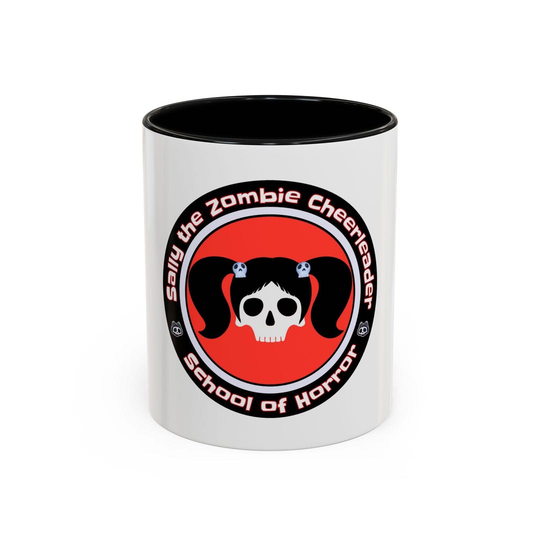 Sally the Zombie Cheerleader Coffee Mug, Spooky Halloween Gift - Etsy