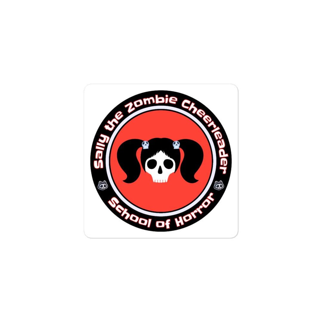 Sally the Zombie Cheerleader Logo Bubble-free Stickers - Etsy