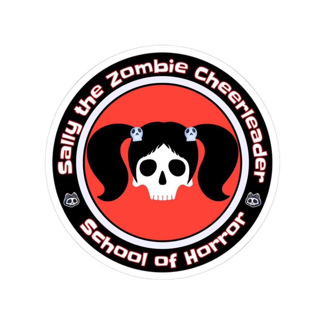 Zombie Cheerleader Sticker | Spooky Sally, MacBook Decor - Etsy