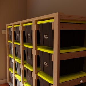 4x4 Woodworking and Tote Storage Rack Solutions - Etsy
