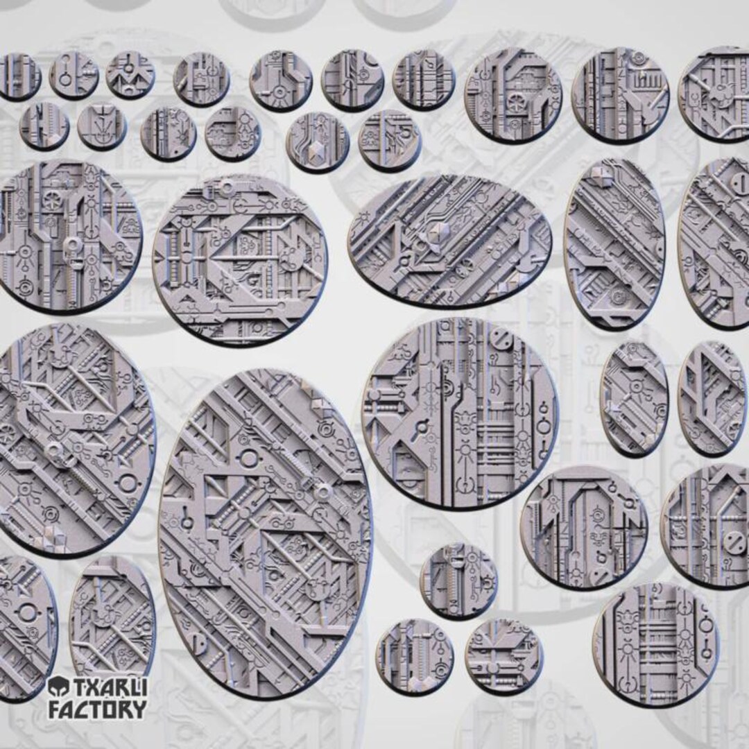 Xeno Technology Bases , Various Sizes | Txarli Factory - Etsy