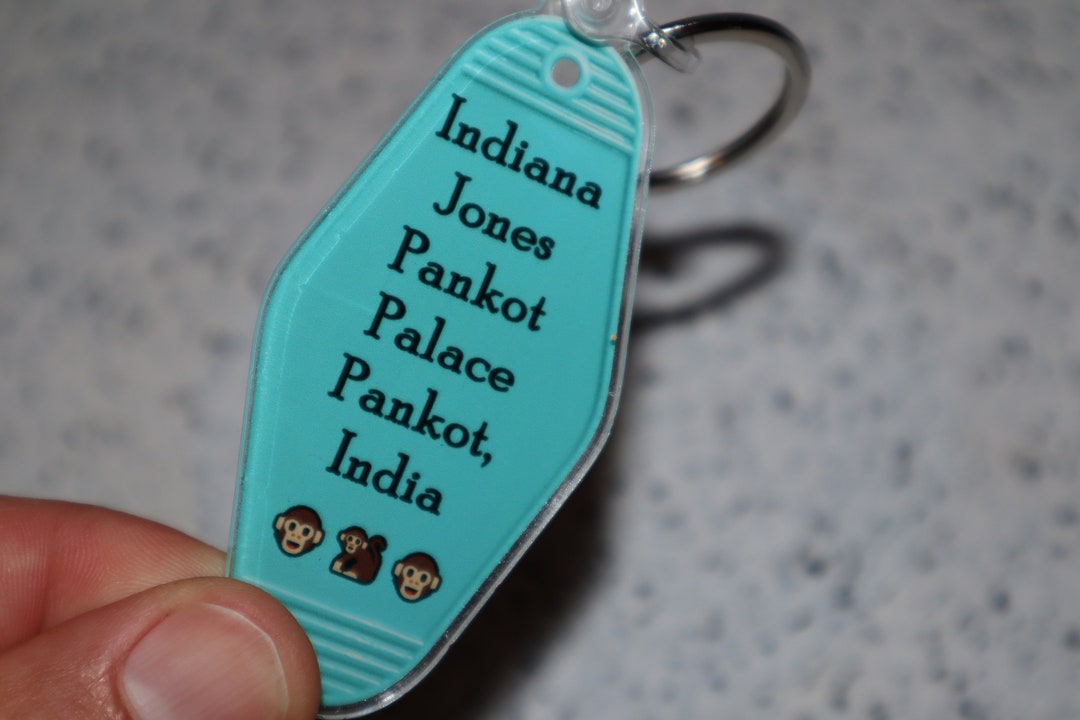 Indiana Jones Temple of Doom Pankot Palace Movie Inspired Keychain Tag ...
