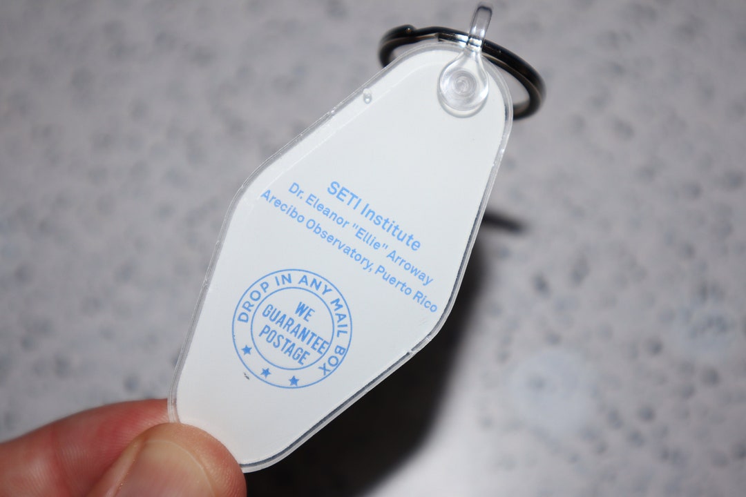 Contact Dr. Eleanor Ellie Arroway Movie Inspired Retro Keychain Key Tag ...