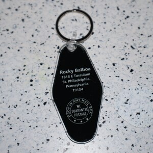 Rocky Balboa Rocky's House Boxing Movie Inspired Key Tag Chain - Etsy