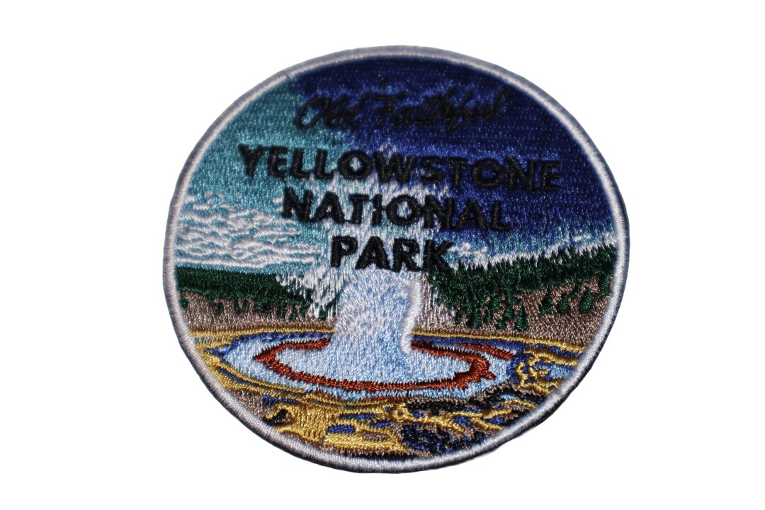 Old Faithful Yellowstone National Park Geyser Iron on Travel Patch - Etsy