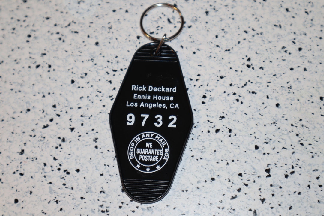 Blade Runner Key Tag: Rick Deckard, Ennis House Room 9732 - Etsy