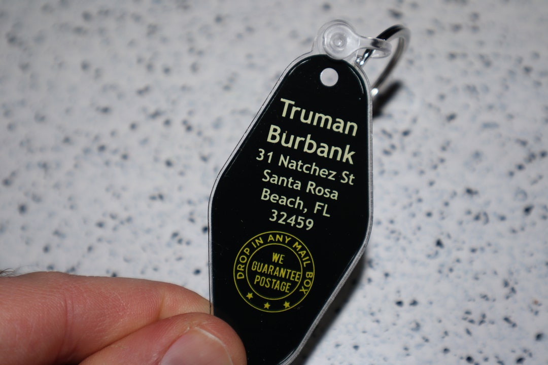 Truman Burbank Truman Show Movie Inspired Keychain Tag - Etsy