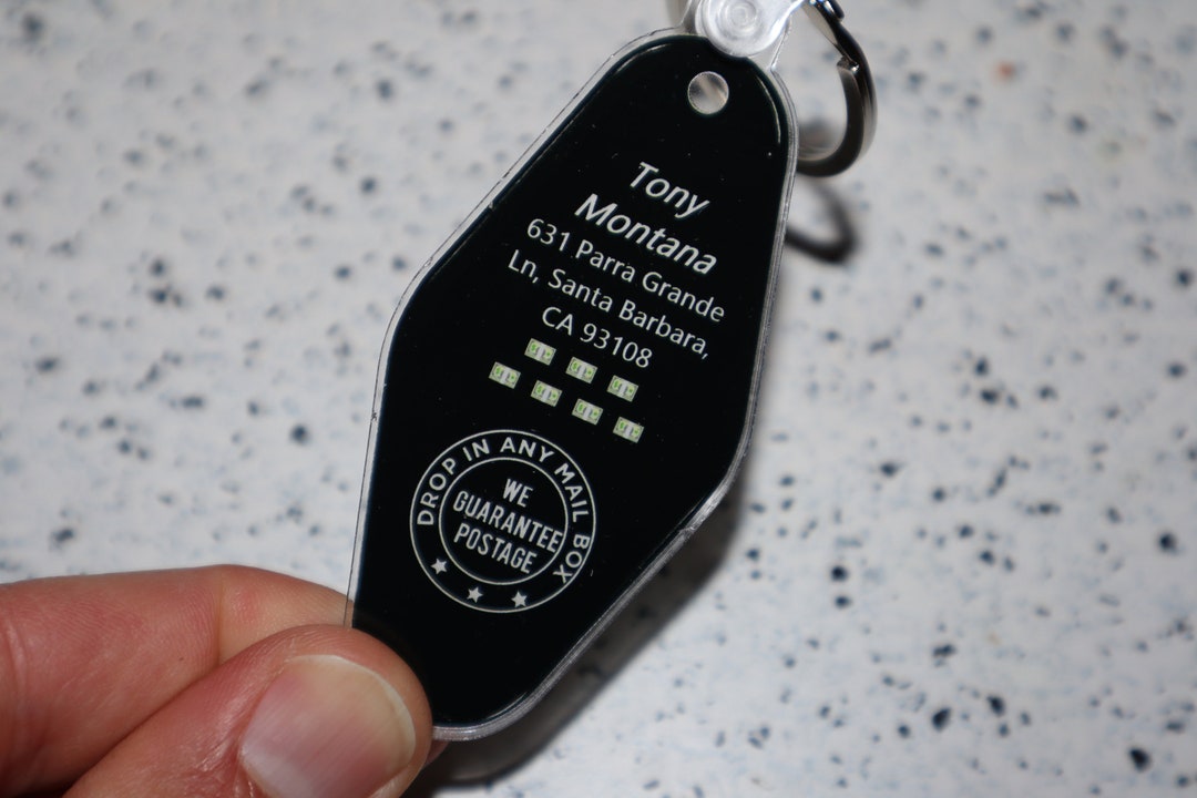 Tony Montana Scarface Movie Inspired Retro Keychain Tag - Etsy