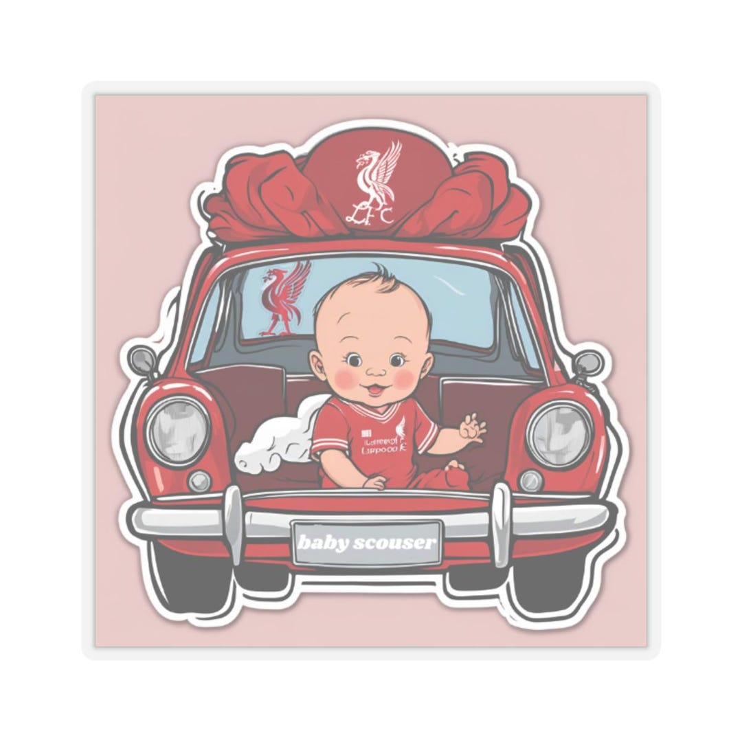 Liverpool FC Baby Kiss-cut Sticker - Little Baby Scouser for Car, Never ...