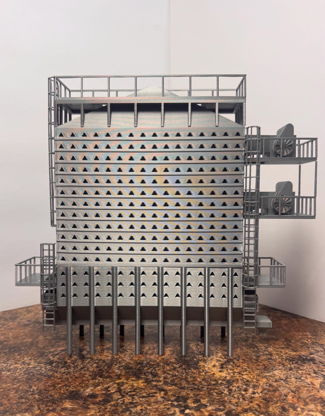 1/64 Scale Mixed Flow Grain Dryer With Fans, Walkways & Ladders - Etsy