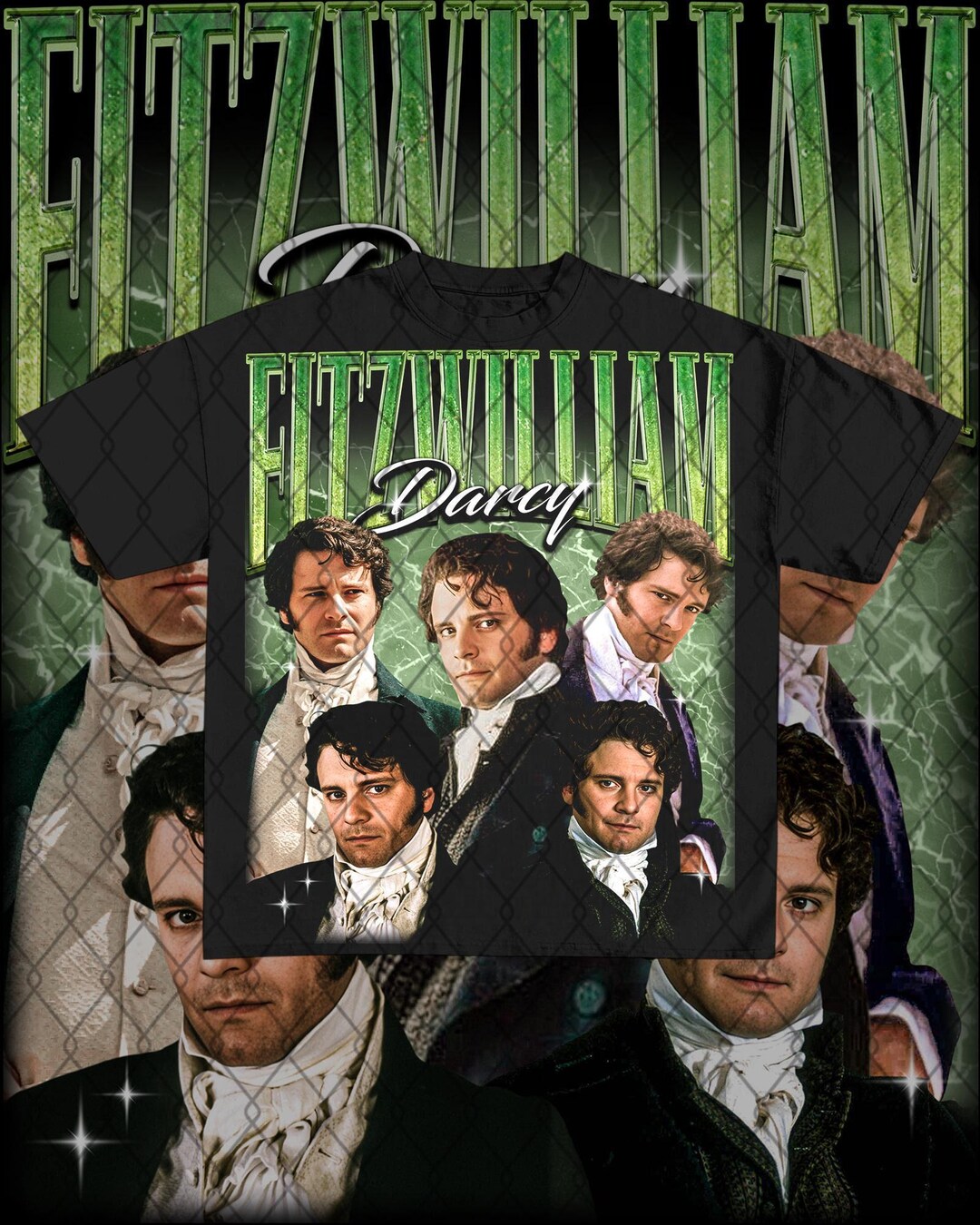 Fitzwilliam Darcy PNG Digital Download, DTF Transfer Print, Bootleg Tee ...