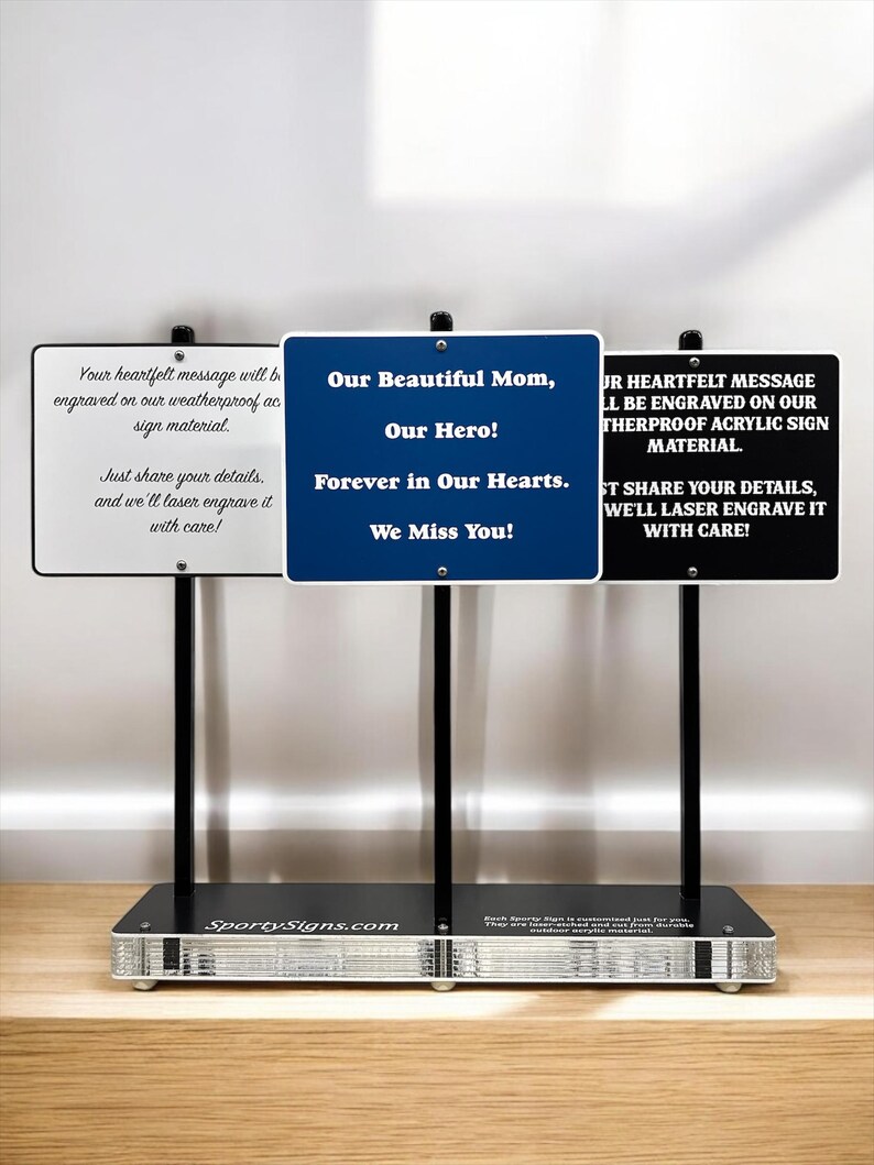 Custom Temporary Grave Marker Sign - Etsy