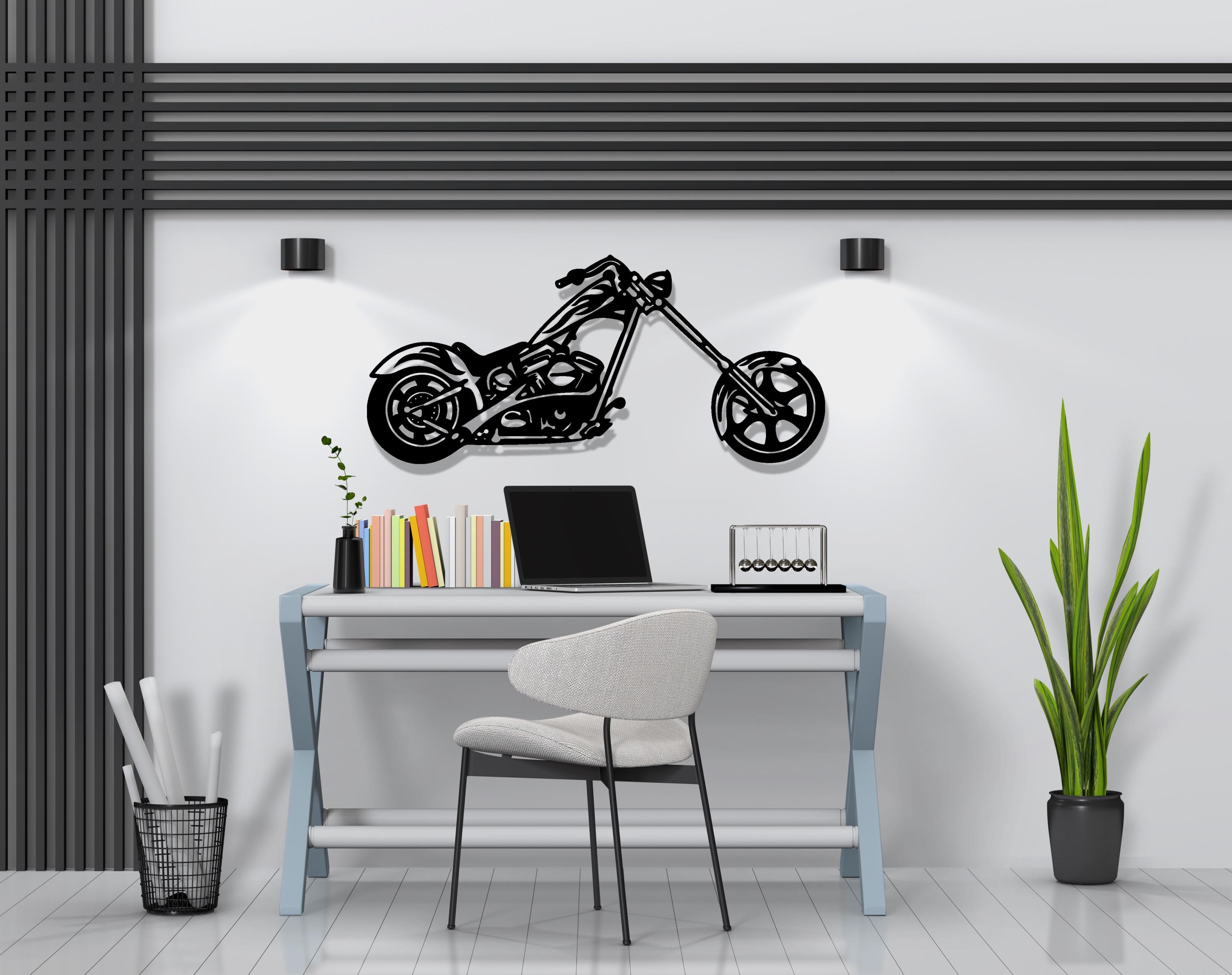 Harley Davidson Metal Wall Decor - Special Design for Motorcycle ...
