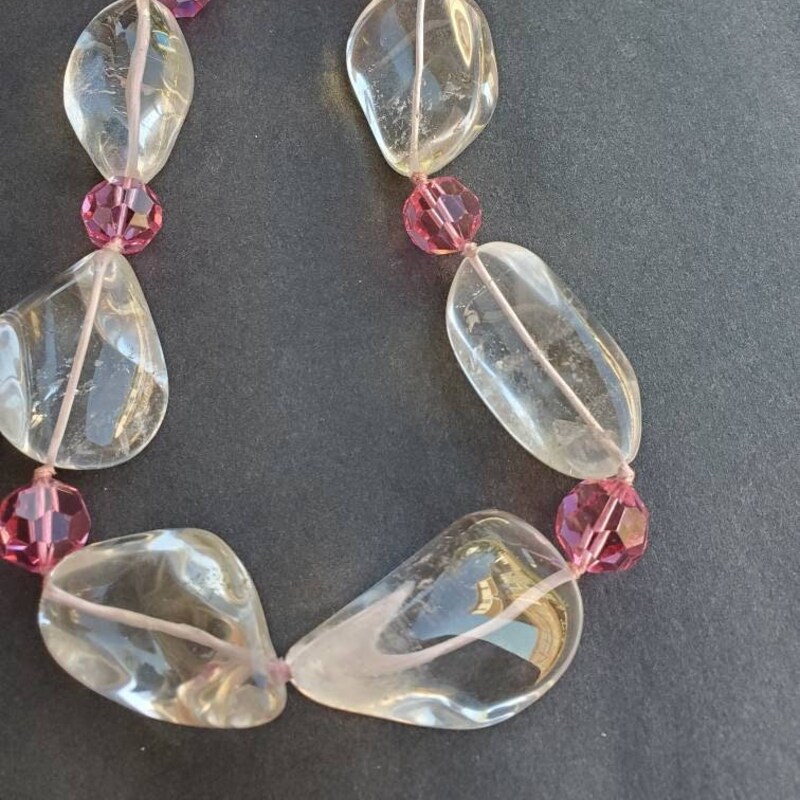 Rock Crystal Necklace - Etsy