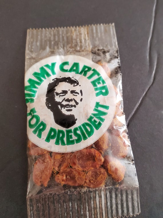 RARE Vintage Jimmy Carter For President unopened bag … - Gem