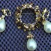 Vintage Dangling Pearl and Rhinestone Brooch Set 1960's Unsigned - Etsy