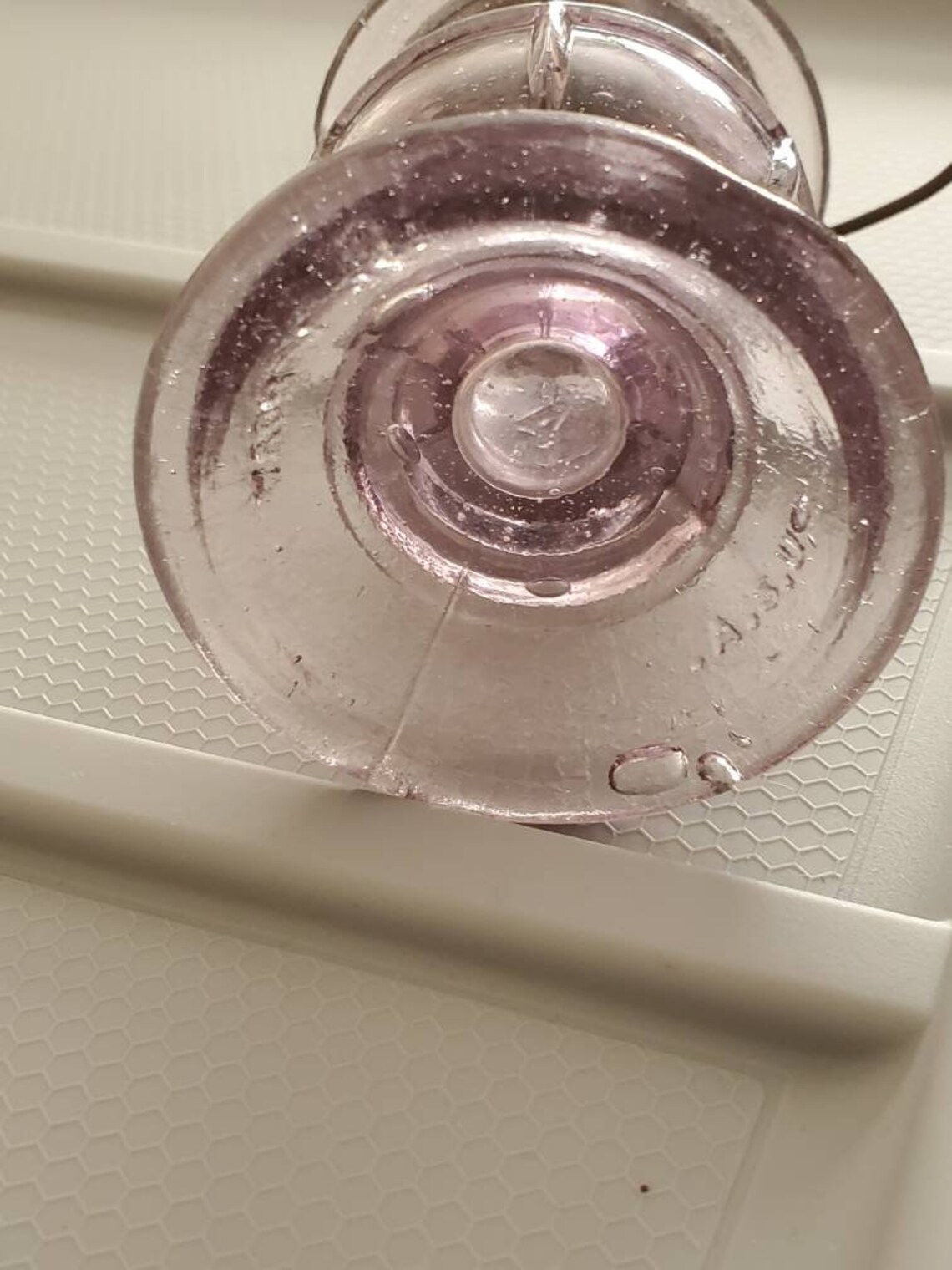 Antique Toy Candy Container Purple Blown Glass Railroad - Etsy