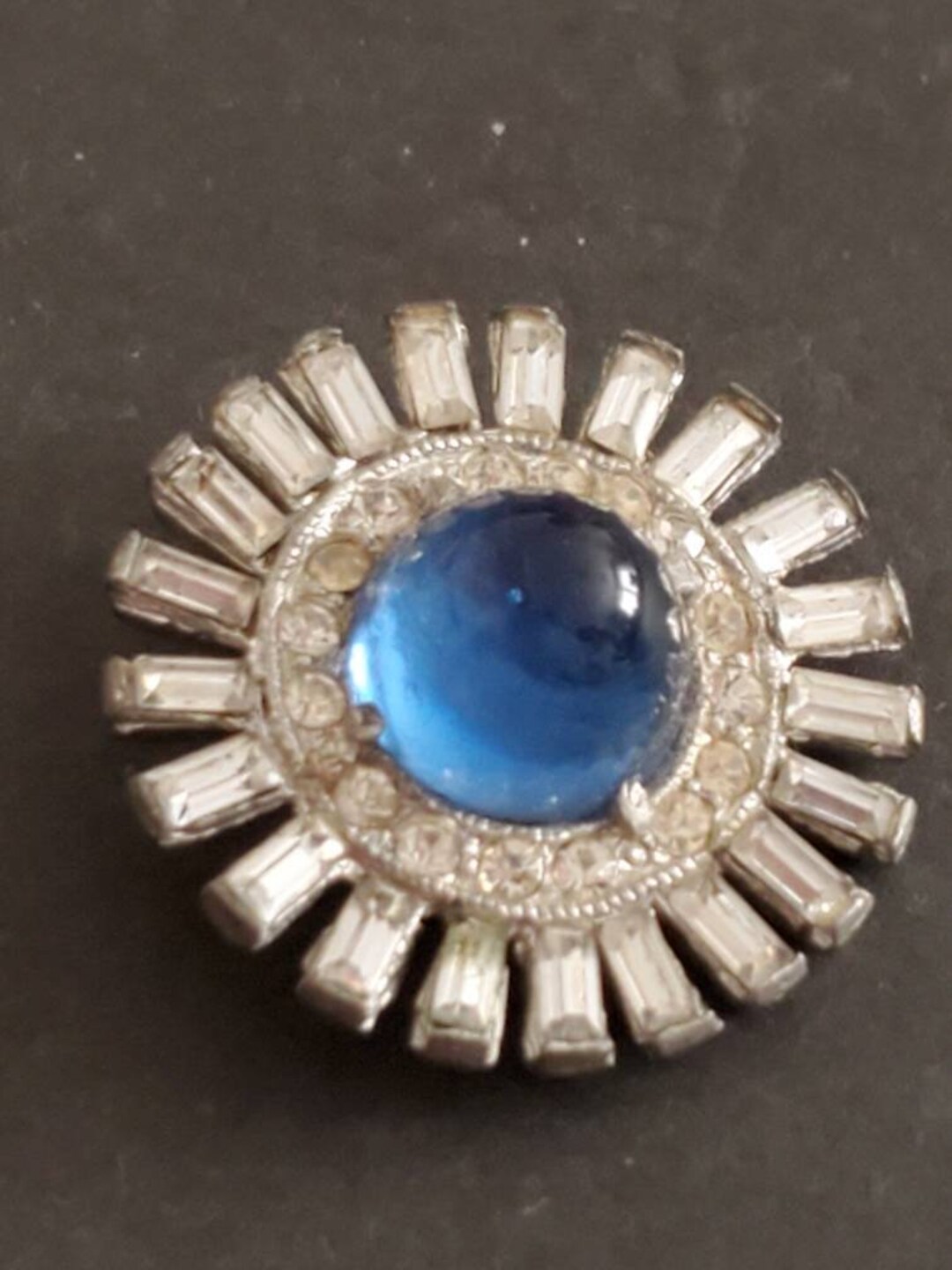 Vintage Blue Jelly Belly BUTTONS Rhinestons Buttons - Etsy